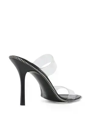 Alexander Wang Nova Transparent Sandals - Black