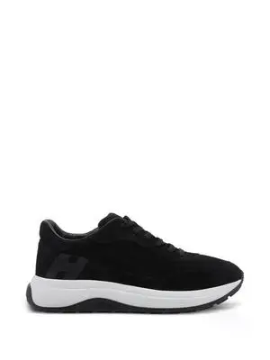 Hogan Hi-light Suede Sneakers - Black