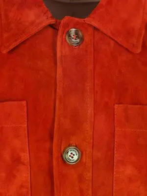 Valentino Garavani Button-fastening Suede Jacket