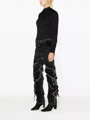 Dsquared2 Western Logo-plaque Shirt