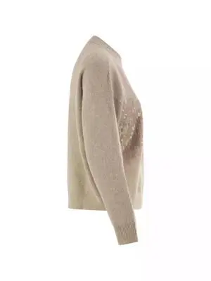 Peserico Sequin-embellished Crew-neck Sweater