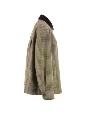 Max Mara Houndstooth-pattern Virgin-wool Jacket