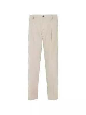 DEPARTMENT 5 Pleated Straight-leg Trousers - Neutrals