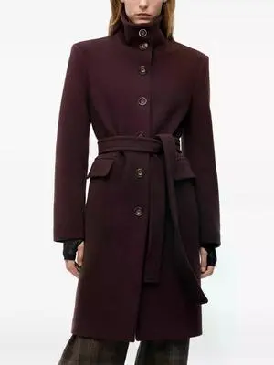 Pinko Belted Button-down Coat