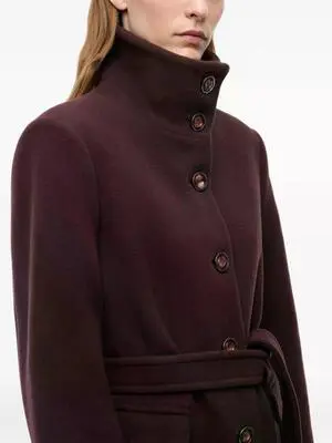 Pinko Belted Button-down Coat