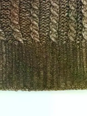 Avant Toi Cable-knit Beanie Hat