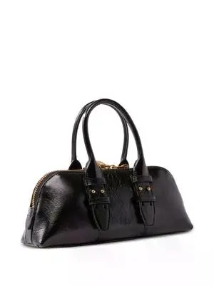 Pinko Love Birds Leather Tote Bag - Black