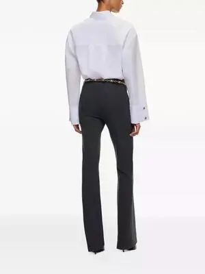 Pinko Embellished Cuff Cotton Shirt