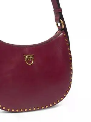 Pinko Love Birds Studded Shoulder Bag