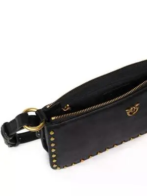 Pinko Love Birds Studded Shoulder Bag