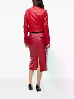 Pinko Biker Leather Jacket