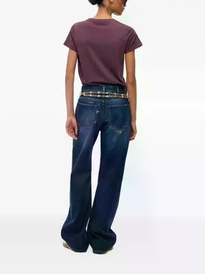 Pinko Love Birds Embroidered T-shirt