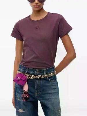Pinko Love Birds Embroidered T-shirt
