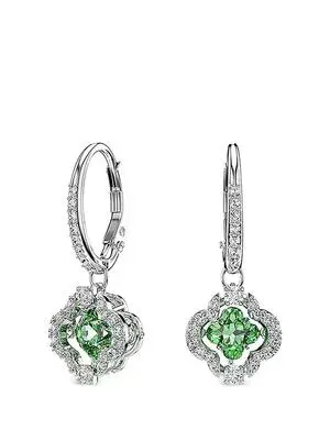 SWAROVSKI Clover-pendant Drop Earrings