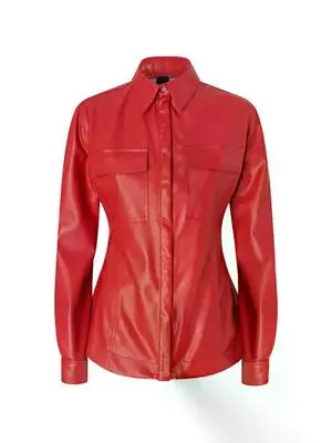 Pinko Flap-pocket Shirt - Red