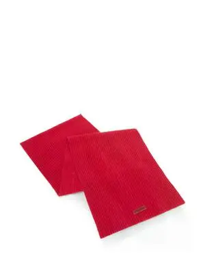 Pinko Ribbed-knit Scarf