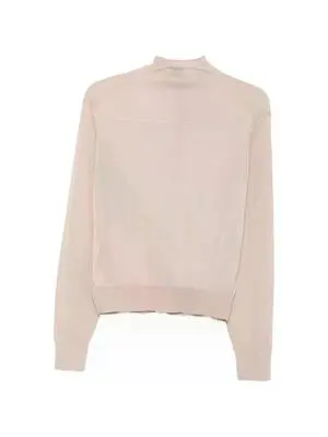 ALYSI Button-up Mock-neck Cardigan
