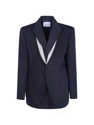 Sacai Layered Silk Blazer