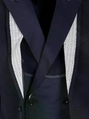 Sacai Layered Silk Blazer