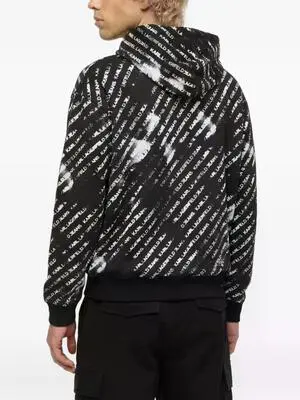 Karl Lagerfeld Relaxed All-over-print Hoodie
