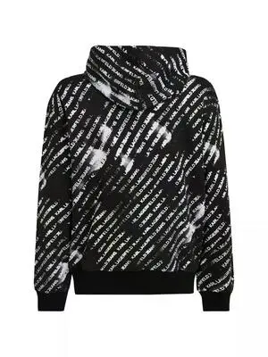 Karl Lagerfeld Relaxed All-over-print Hoodie