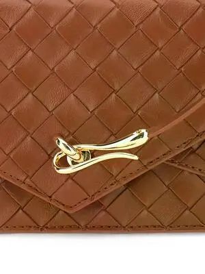 Jw Pei Woven Design Envelope Shoulder Bag - Brown