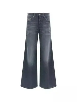 DIESEL® Diesel 1978 D-Akemi Cotton Trousers Grey