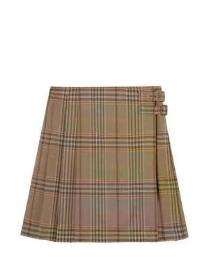 Burberry Check Wool Kilt