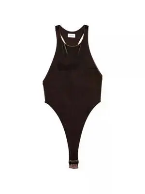 Andamane Fonda Halterneck Bodysuit - Brown