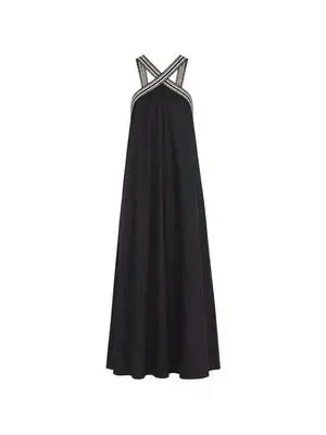 GAUDI Sleeveless Maxi Dress - Black