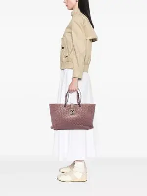 Bottega Veneta Medium Nappa Intrecciato Capri Tote Bag