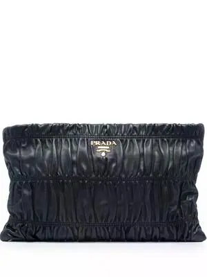 Prada 2010-2026 Nappa Gaufre Clutch Bag