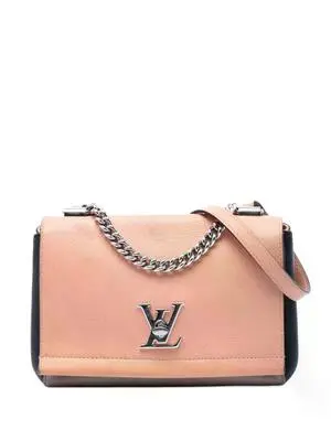 LOUIS VUITTON 2015 Tricolor Leather Lockme Ii Bb Satchel - Orange