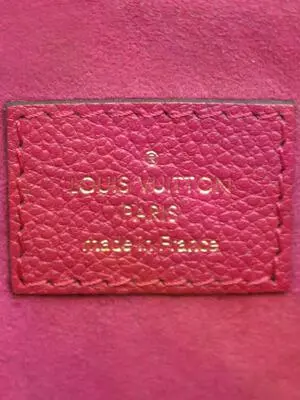 LOUIS VUITTON 2015 Monogram Empreinte Twice Crossbody Bag - Red