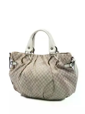 Celine 2009 Macadam Canvas Pillow Satchel