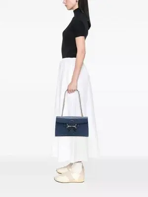 Gucci 2016-2026 Medium Guccissima Emily Shoulder Bag - Blue