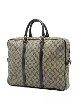 Gucci 2016-2026 Gg Supreme Business Bag - Neutrals