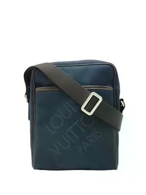 LOUIS VUITTON 2010 Damier Geant Citadin Crossbody Bag - Blue