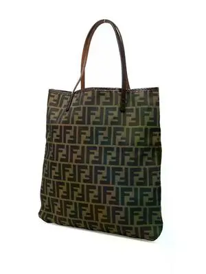 Fendi 2000-2010 Zucca Canvas Tote Bag