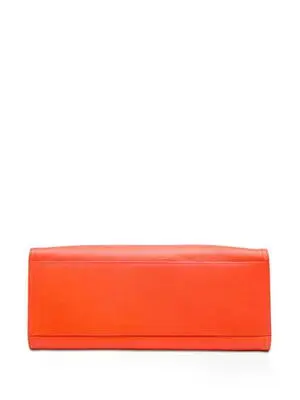 Bottega Veneta Leather Intrecciato Frame Top Handle Bag