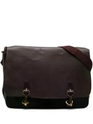 LOUIS VUITTON 1999 Taiga Dersou Crossbody Bag - Red
