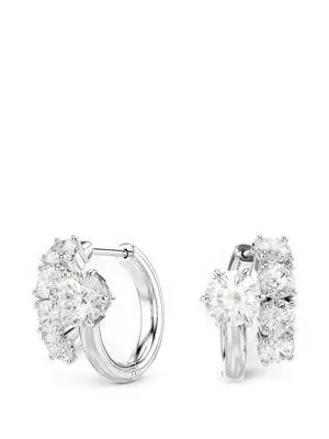 SWAROVSKI Matrix Hoop Earrings
