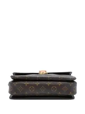 LOUIS VUITTON 2016 Monogram Pochette Metis Satchel - Brown