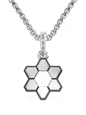 David Yurman Deco Star Of David Pendant