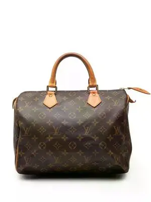 LOUIS VUITTON 2005 Monogram Speedy 30 Boston Bag - Brown