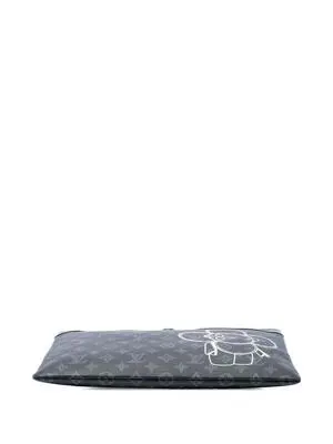 LOUIS VUITTON 2018 Monogram Eclipse Vivienne Apollo Pochette Gm Clutch Bag