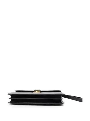 Gucci 20th Century Calfskin Interlocking G Padlock Wristlet Clutch Bag