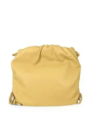 Bottega Veneta 1990-2000s Fringe Pouch Leather Shoulder Bag - Neutrals