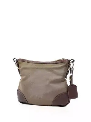 Prada 2000-2026 Canvas Canapa Logo Crossbody Bag - Neutrals