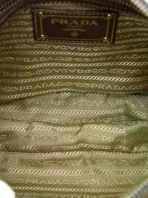 Prada Canvas Canapa Logo Crossbody Bag